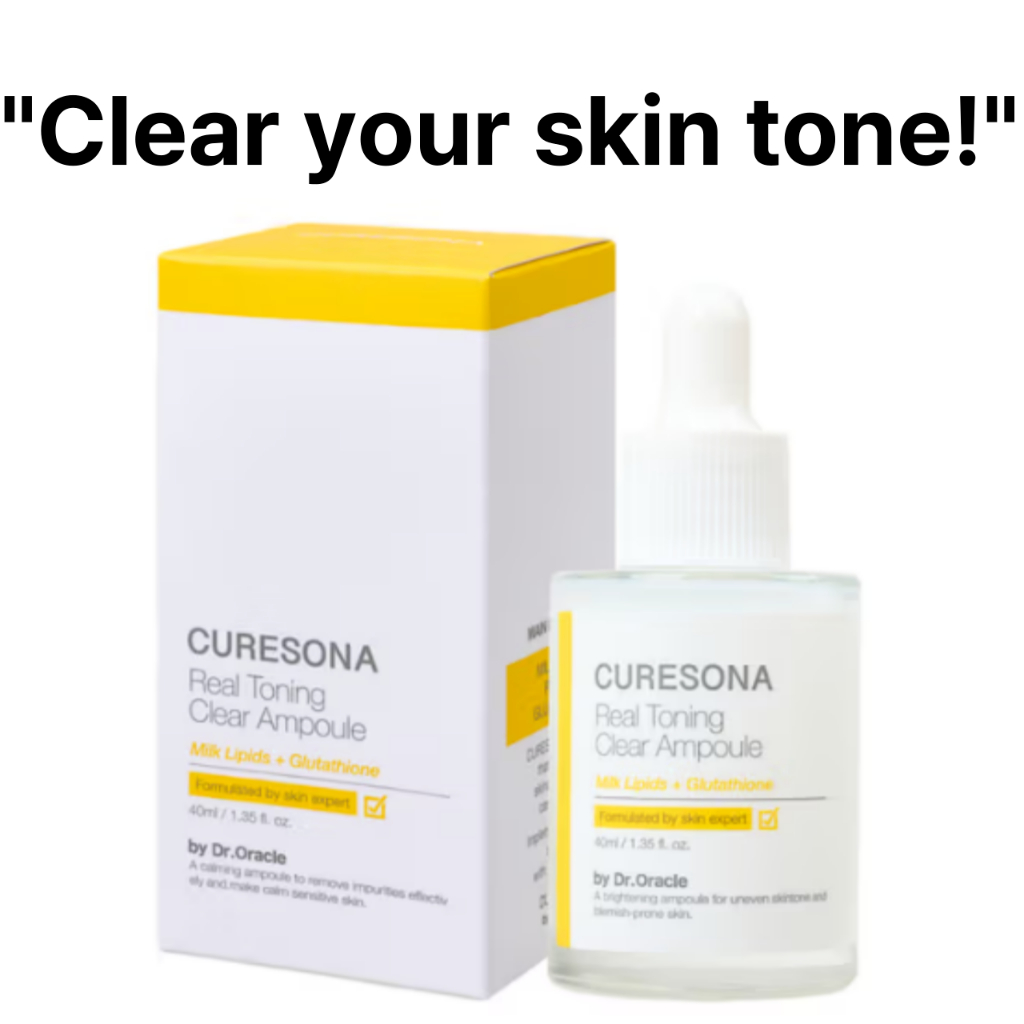 Dr.ORACLE CureSona Real Toning Clear Ampoule 40ml Produto Coreano Daiso DC00 | Shopee Brasil