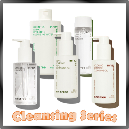 Pacote De Limpeza De innisfree / innisfree Cleanser Bundle #2 (Apple Seed Lip & Eye Makeup ...