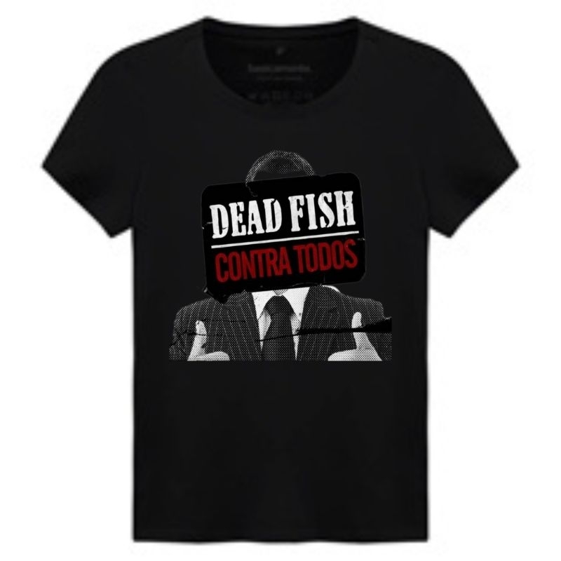 camisa banda dead fish | Shopee Brasil