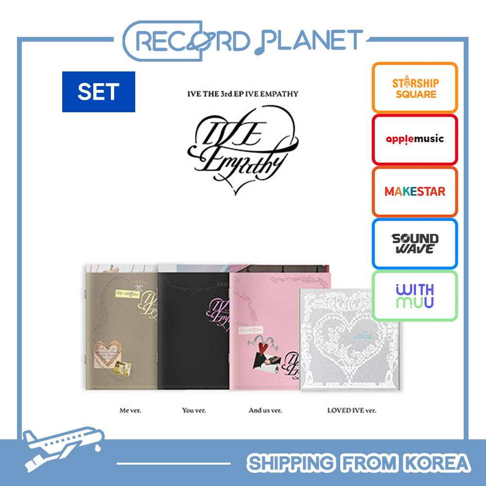[POB] IVE THE 3rd EP IVE EMPATHY (VER SET / LOVED IVE ver.) SET | Shopee Brasil