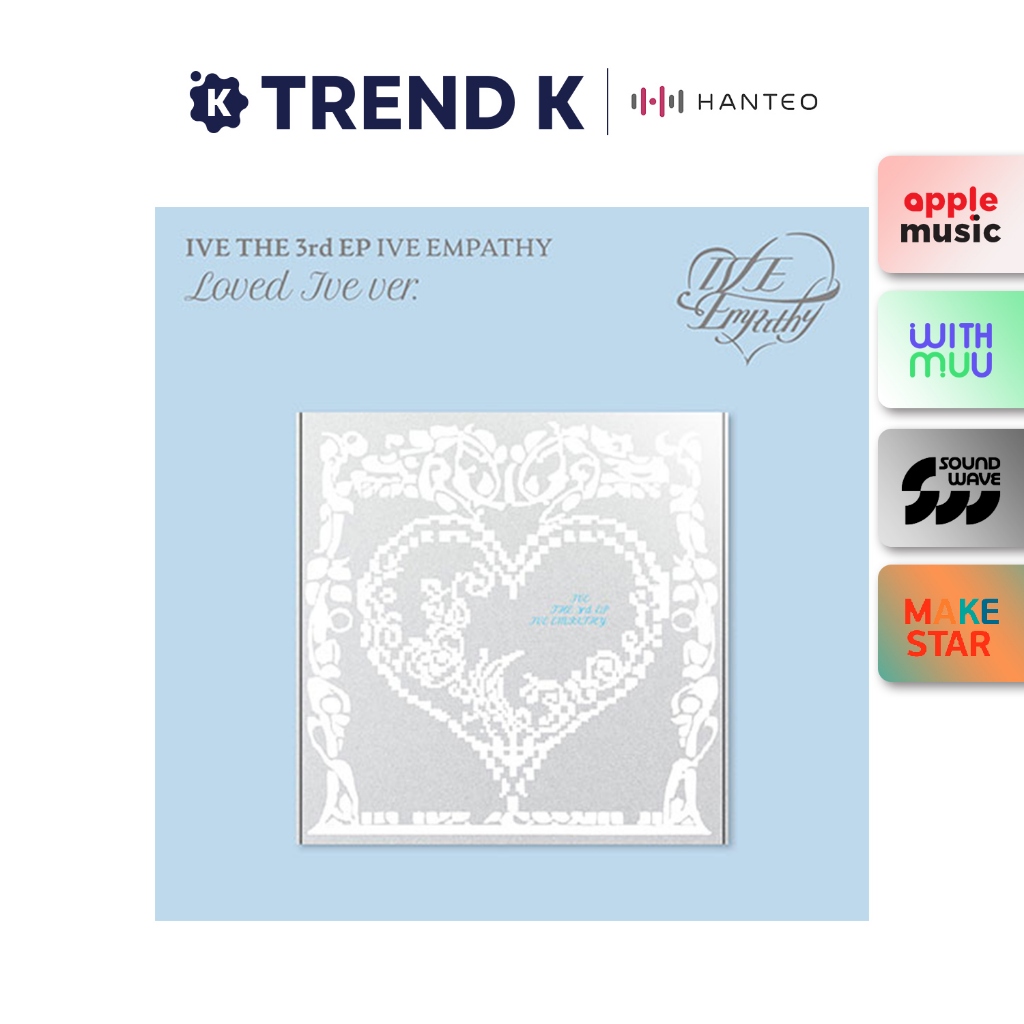 IVE - 3rd EP [IVE EMPATHY] (LOVED IVE ver. / LIMITED ver.) | Shopee Brasil