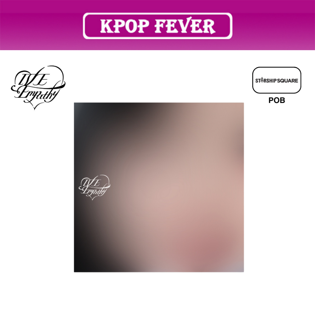 IVE - [ IVE EMPATHY ] 3rd EP ALBUM / DIGIPACK ver. (Limited Edition) + POB | Shopee Brasil