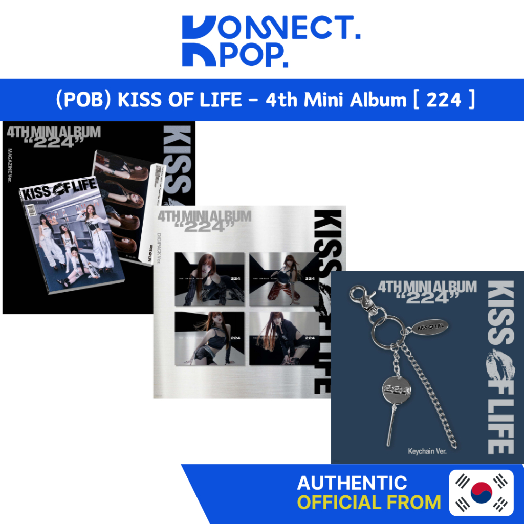 (POB) KISS OF LIFE - 4th Mini Album [ 224 ] | Shopee Brasil