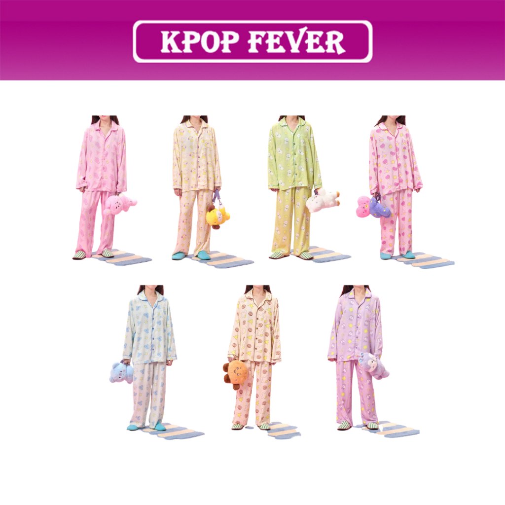 BTS X BT21 [The Journey] Pajamas Set | Shopee Brasil