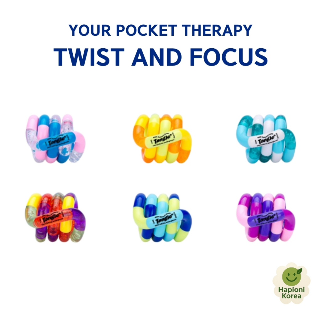 Tangle Fidget Toy Stress Relief Twist Sensory Puzzle Cube | Shopee Brasil