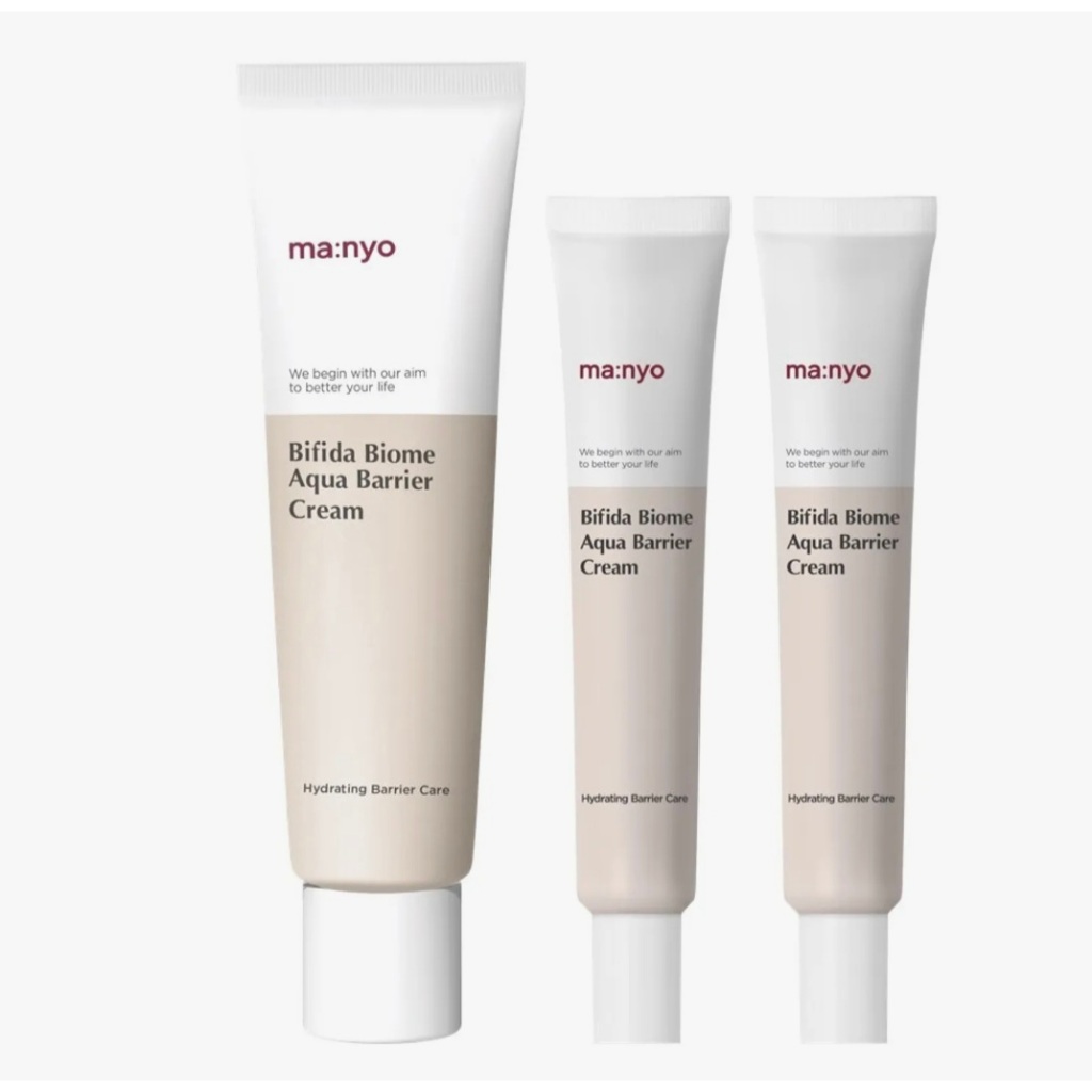 ma:nyo Bifida Biome Aqua Barrier Creme Conjunto Especial (80ml + 20ml x ...
