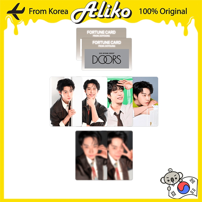 NCT 127 DOYOUNG - 2025 DOYOUNG Concert DOORS MD - FORTUNE SCRATCH CARD SET | Shopee Brasil