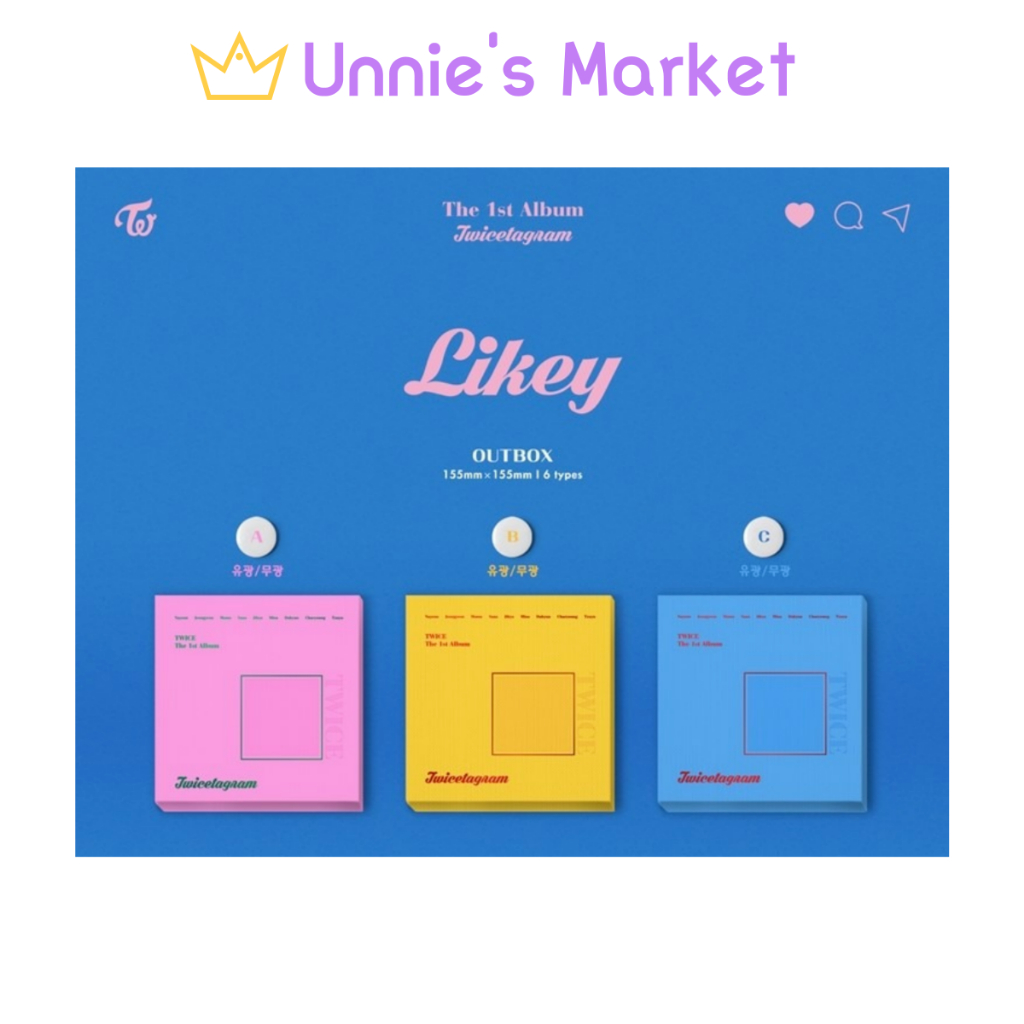 TWICE 1st Album LIKEY [Twicetagram] | Shopee Brasil