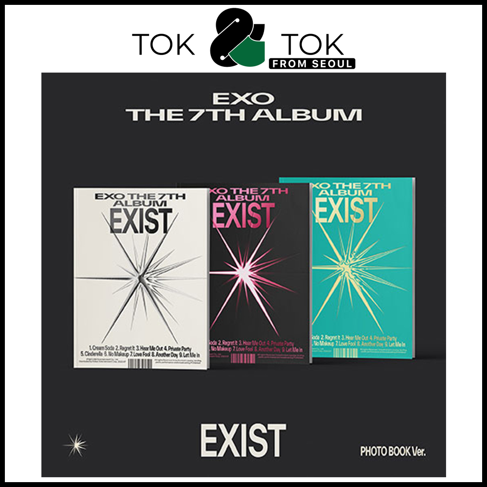 EXO - 7TH ALBUM [EXIST] PHOTOBOOK Ver. | Shopee Brasil