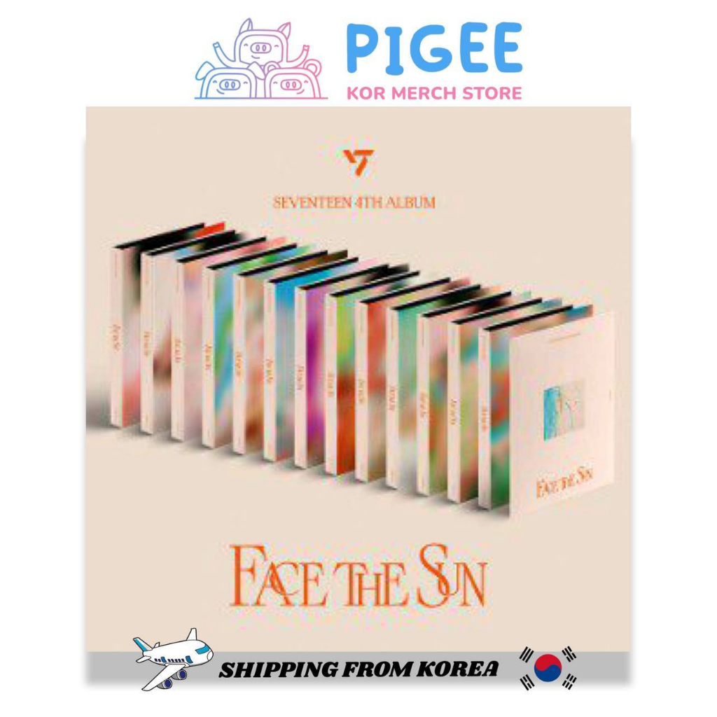 SEVENTEEN - 4TH ALBUM [FACE THE SUN] CARAT VER. | Shopee Brasil