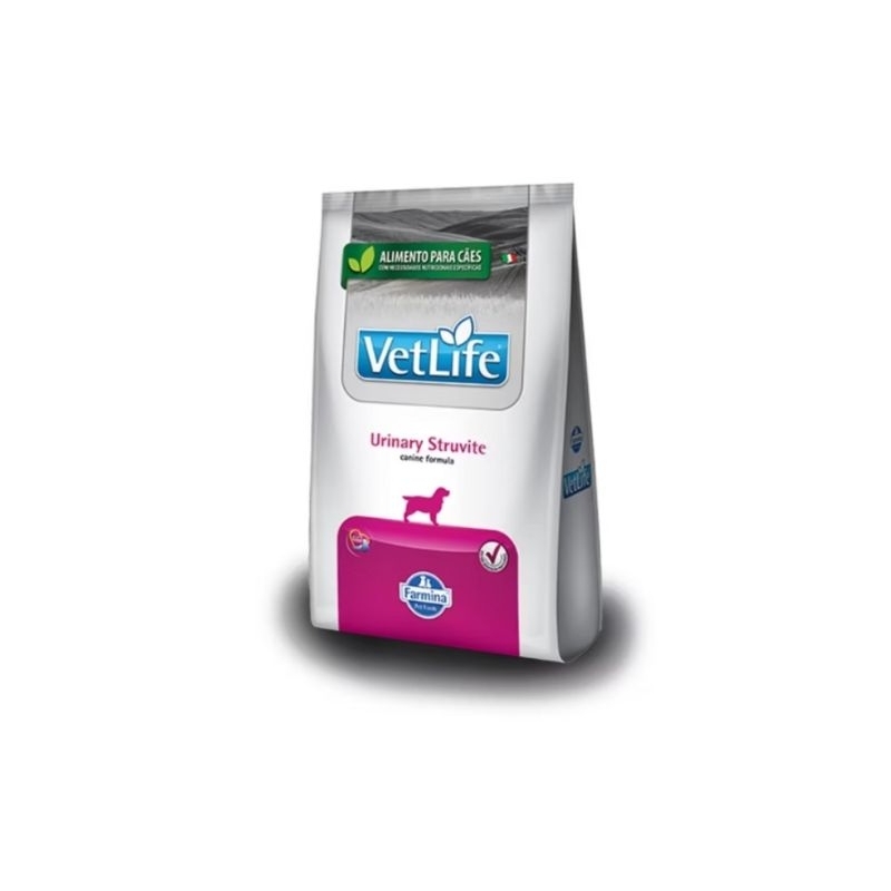 Ração Vet Life para Cães Urinary Struvite Farmina 2kg Val 07/26 ...