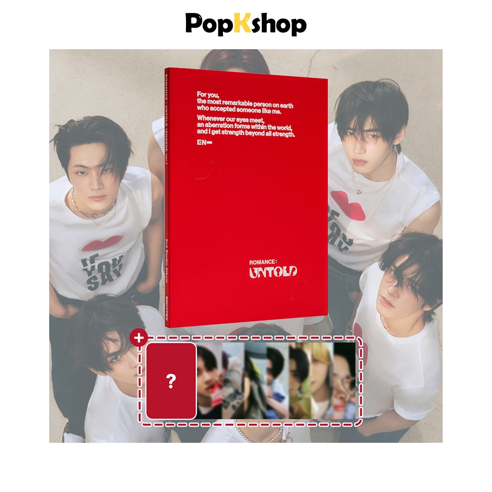 [Brinde] ENHYPEN 2o Full Álbum [ ROMANCE : UNTOLD ] ENGENE Ver | Shopee ...