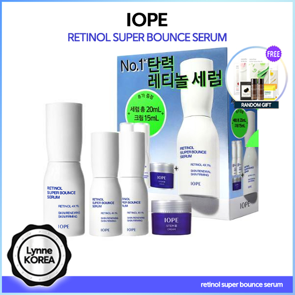IOPE Retinol Super Soro De Ressalto 30ml + 10ml SET/4X | Shopee Brasil