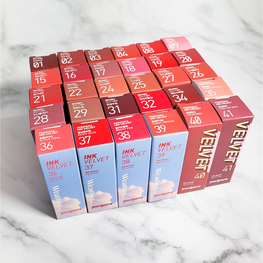 peripera ink the velvet 4g #1 ~ #41(new) | Shopee Brasil