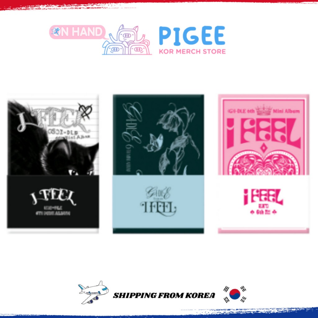 (G)I-DLE - 6TH MINI ALBUM [ I FEEL ] (PocaAlbum Ver.) | Shopee Brasil