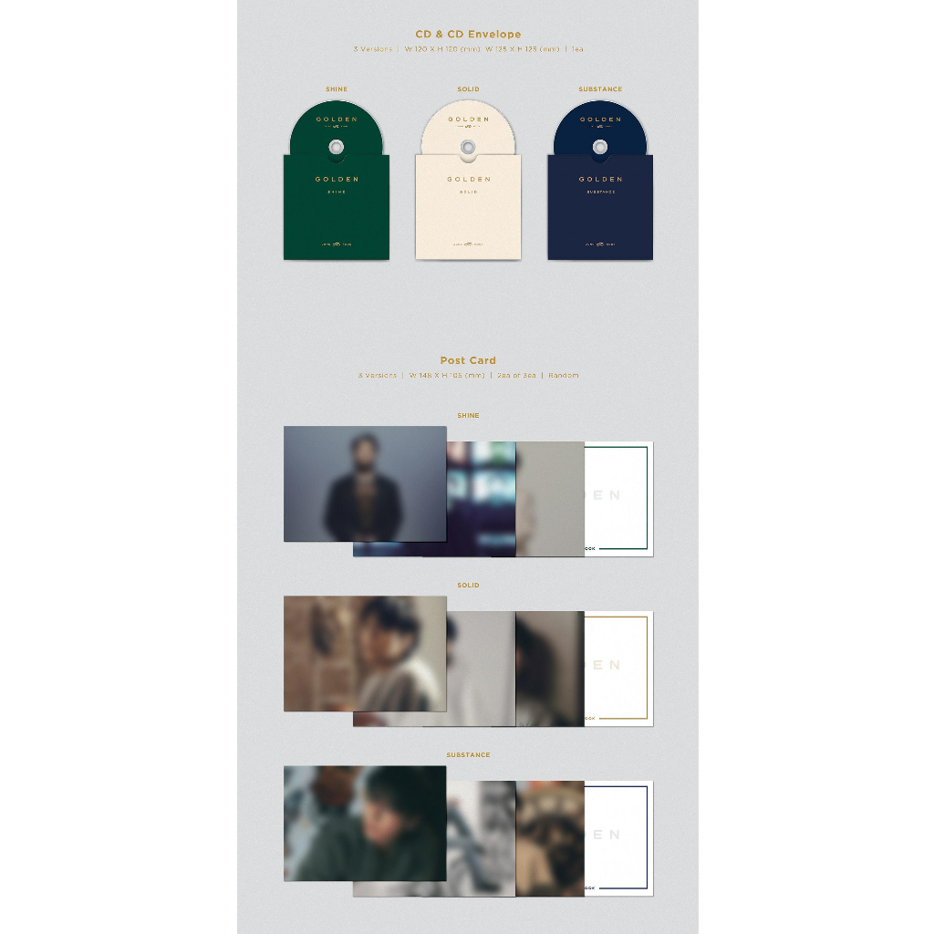 [BTS] JungKook (JK) Solo Album - GOLDEN (Photobook) | Shopee Brasil