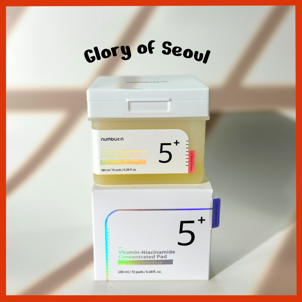 Numbuzin No.5 Niacinamide Concentrated Toner Pad (70 Sheets) | Shopee Brasil