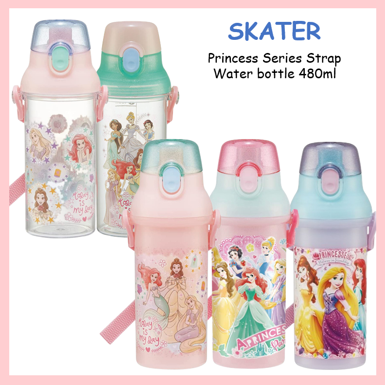 [SKATER] Garrafa De Água Princesa Série Strap 480ml PSB5TRC PSB5TR PSB5SANAG | Shopee Brasil