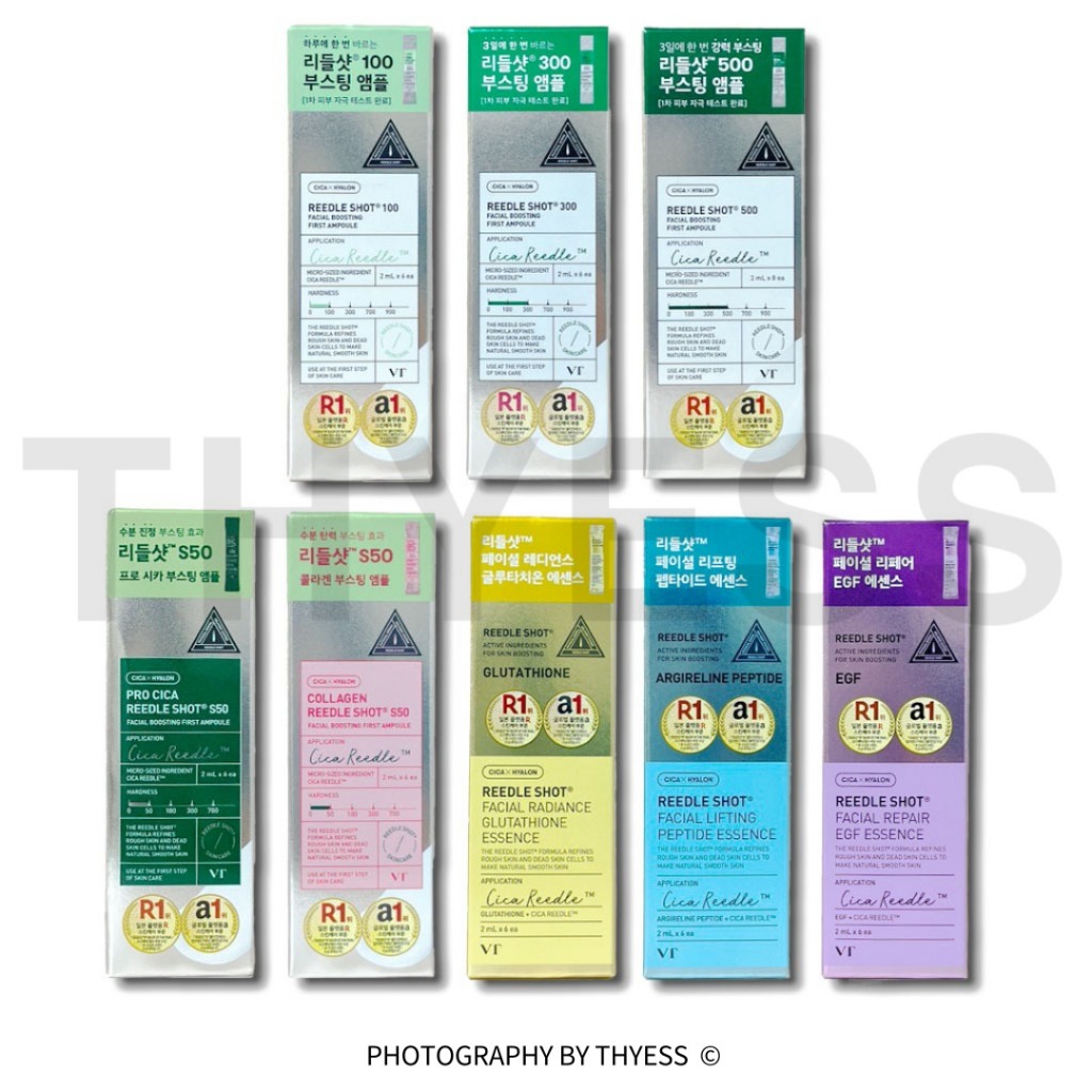 [VT] Reedle Shot Facial Boosting Primeira Ampola E Essência/S50 , 100 , 300 , 500 | Shopee Brasil