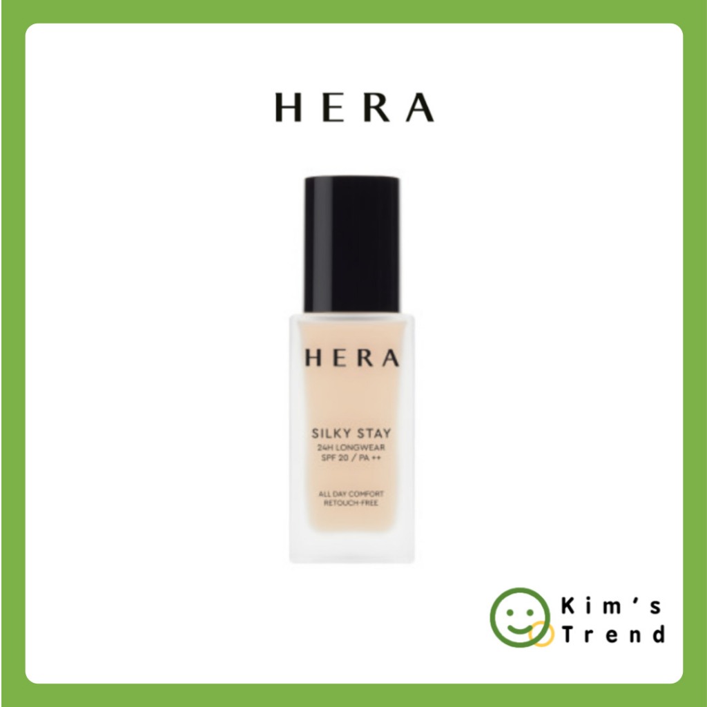 [HERA] Silky Stay 24h Long Wear Foundation SPA20/PA++ (30g) | Shopee Brasil