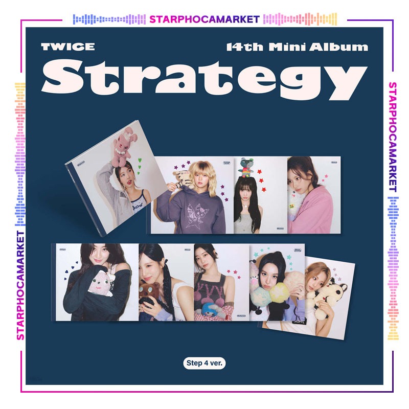 TWICE - 14th Mini Album [STRATEGY] (STEP4 Ver.) | Shopee Brasil