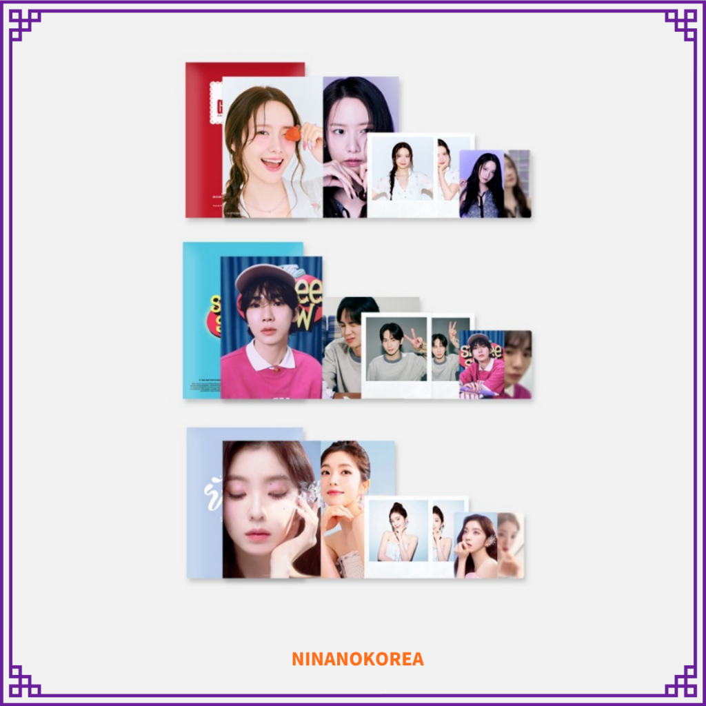 SMTOWN 2025 SEASON'S GREETINGS PHOTO PACK GIRLS' GENERATION SHINee Red ...
