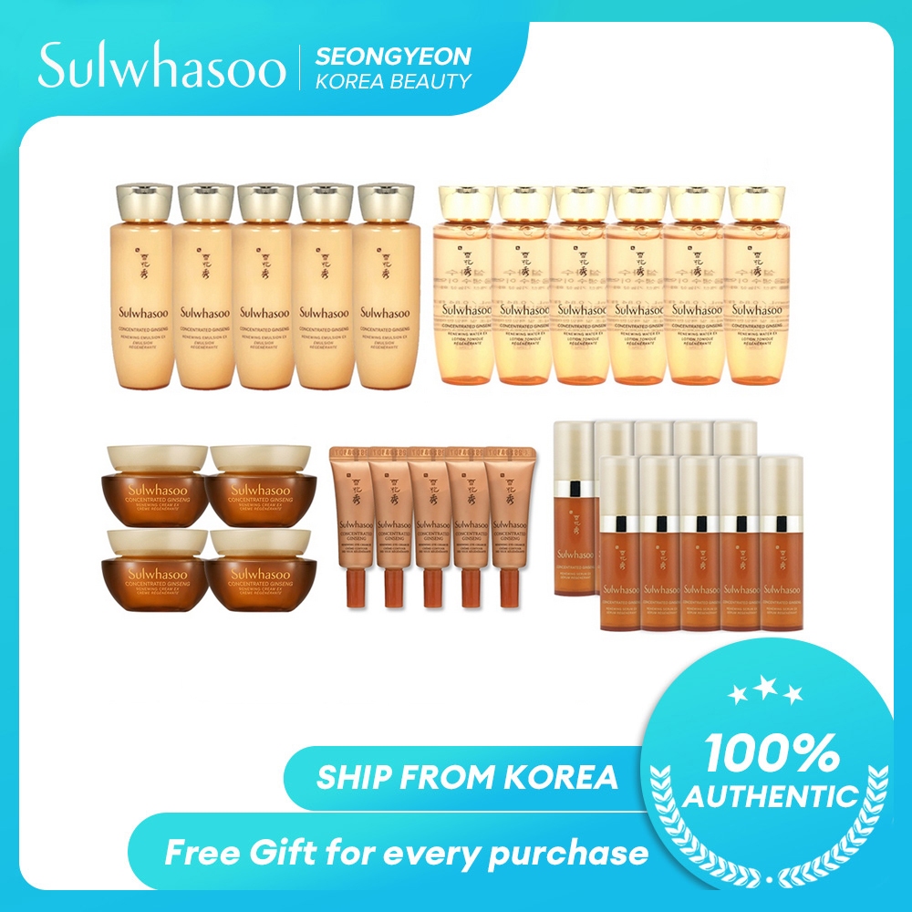 Sulwhasoo Concentrated Ginseng Renewing Sample Collection Serum 8ml ...