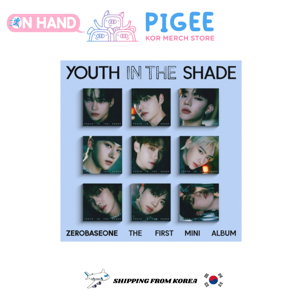 ZEROBASEONE(ZB1) - 1ST MINI ALBUM [ YOUTH IN THE SHADE ] DIGIPACK VER. | Shopee Brasil