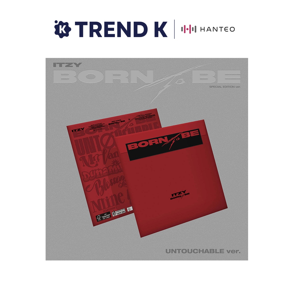 ITZY- [BORN TO BE] (SPECIAL EDITION / UNTOUCHABLE Ver.) | Shopee Brasil