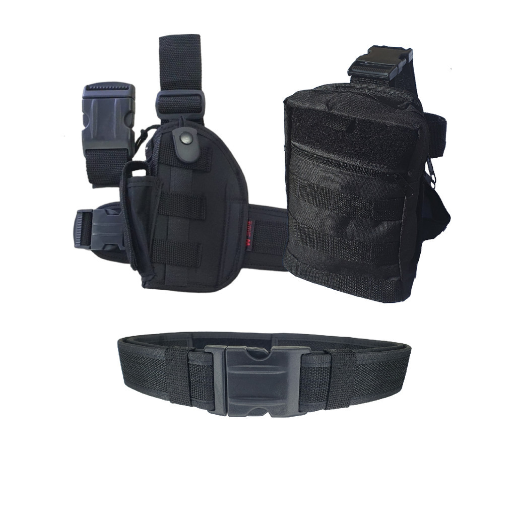 cinto grosso com colde de perna e bornal | Shopee Brasil