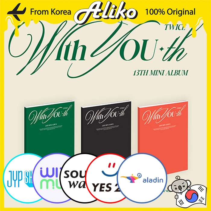 [POB] TWICE 13th Mini Album - With YOU-th | Shopee Brasil