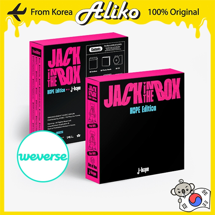 [WEVERSE] j-hope (BTS) 'Jack In The Box' (HOPE Edition) | Shopee Brasil