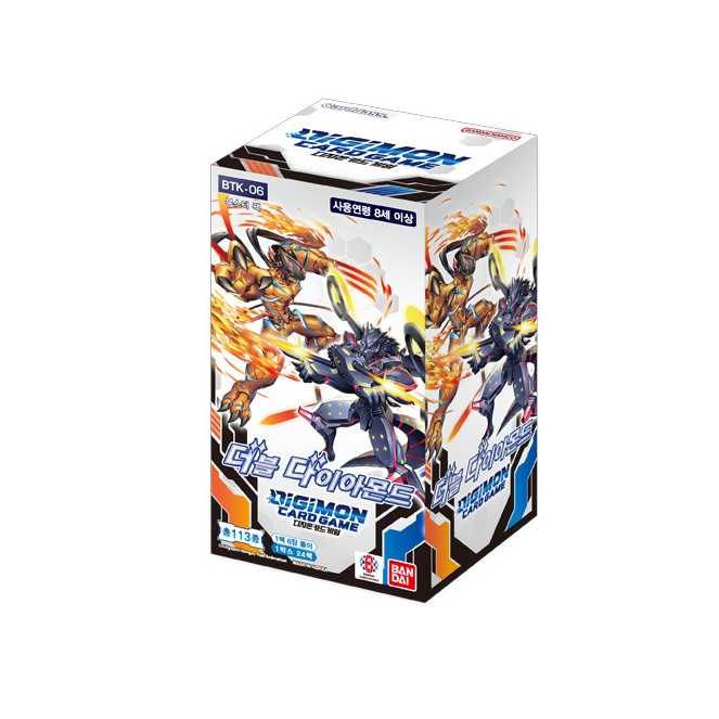 DIGIMON Cardgame "Double Diamond" Korean 1 BOX (DM/BT6-KR) | Shopee Brasil
