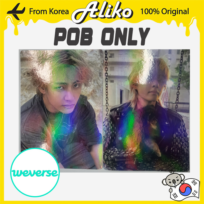 [POB ONLY] V- LAYOVER WEVERSE POB (Holographic Photo Frame) | Shopee Brasil