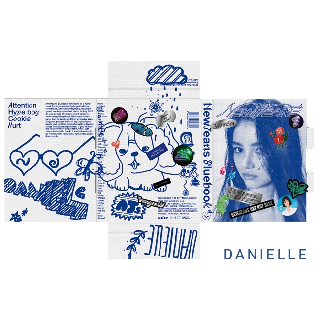 NEWJEANS - 1ST EP [ NEW JEANS ] Bluebook Ver. | Shopee Brasil