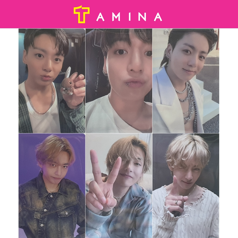 BTS Jungkook Golden & V Layover Weverse Shop PVC Photocads | Shopee Brasil