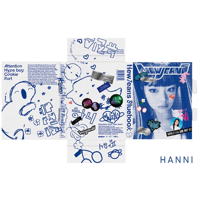 NEWJEANS - 1ST EP [ NEW JEANS ] Bluebook Ver. | Shopee Brasil