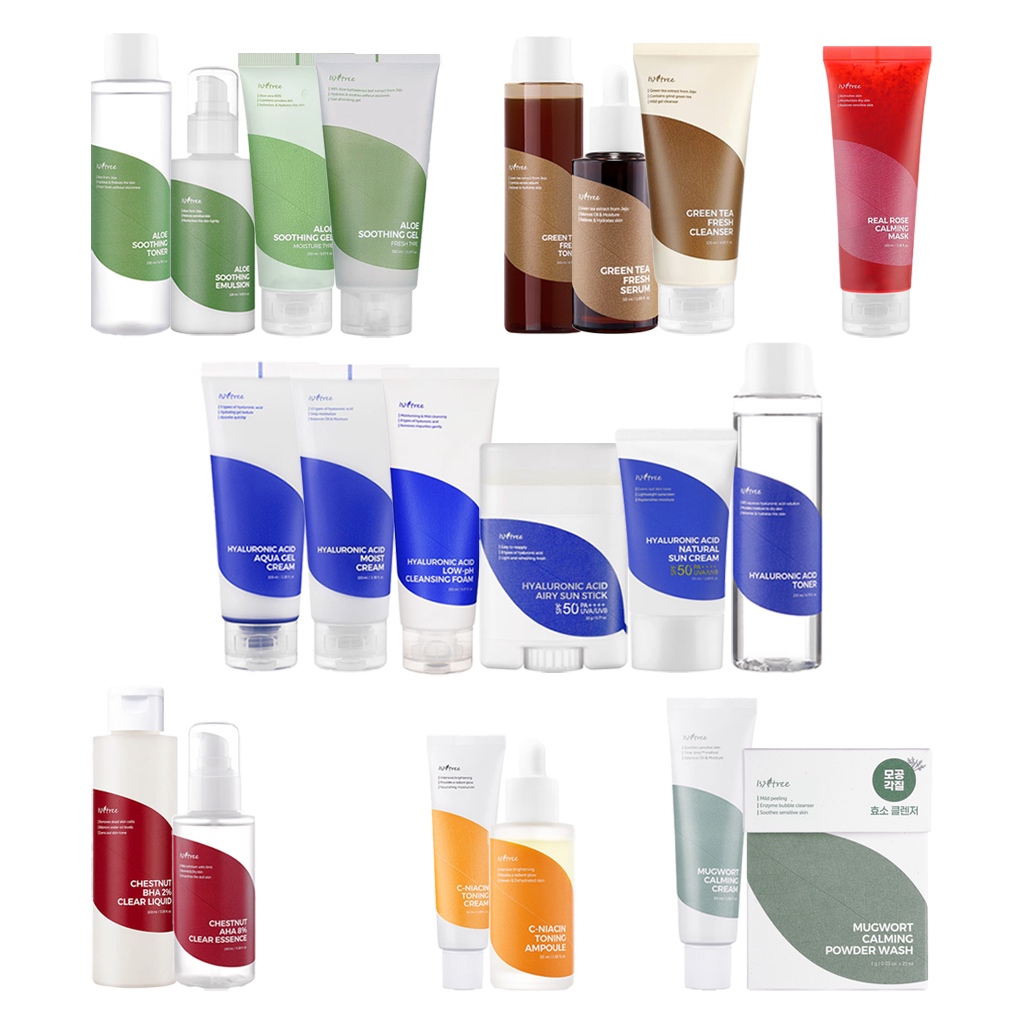 isntree skin care collection | Shopee Brasil