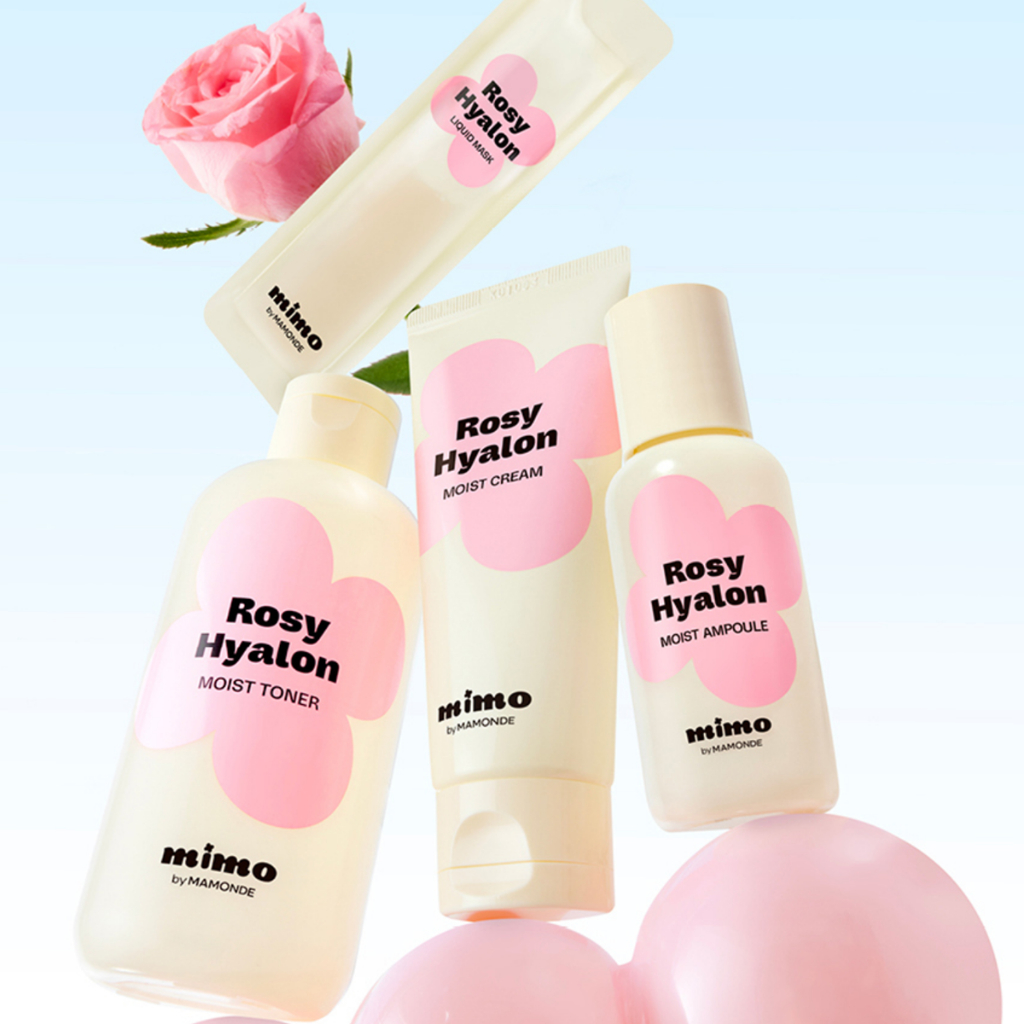 [Mimo by Mamonde] Coleção Rosy-Hyalon/Máscara Líquida Ampola Hidratante ...