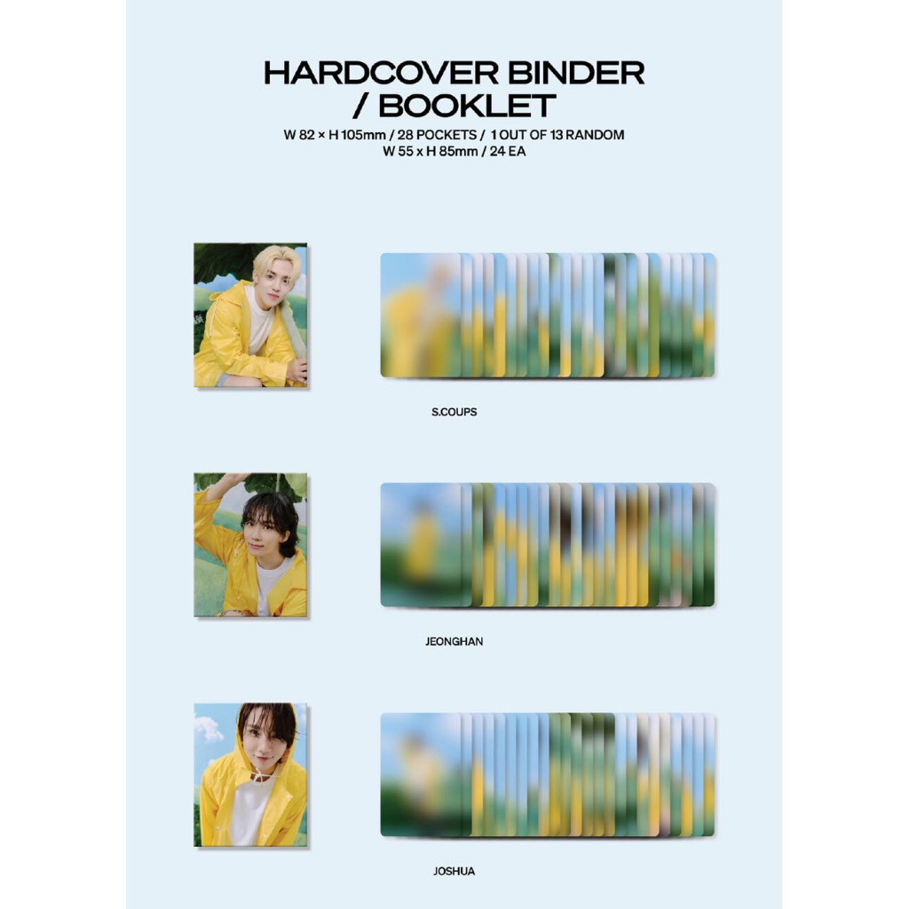 SEVENTEEN 11th Mini Album 'SEVENTEENTH HEAVEN' Binder & Photocard ...