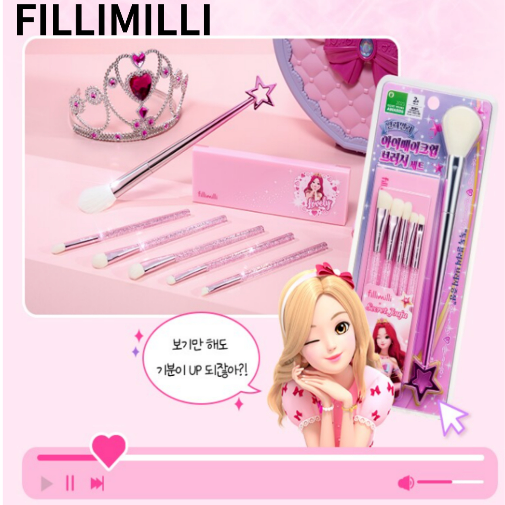 Conjunto De Escovas De Maquiagem Filimilli Eye (5 Tipos) Edição ...