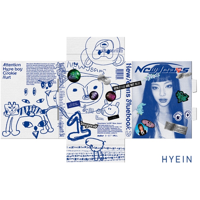 NEWJEANS - 1ST EP [ NEW JEANS ] Bluebook Ver. | Shopee Brasil