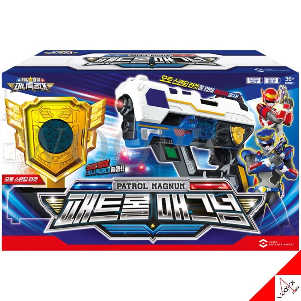 Miniforce Super Cops PATROL MAGNUM Transformador Arma Laser Kids Toy ...