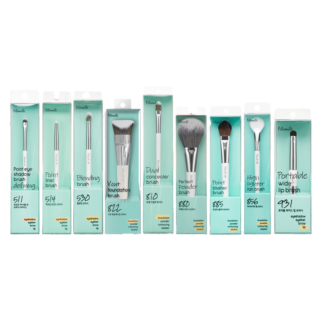 fillimilli brush 9types | Shopee Brasil