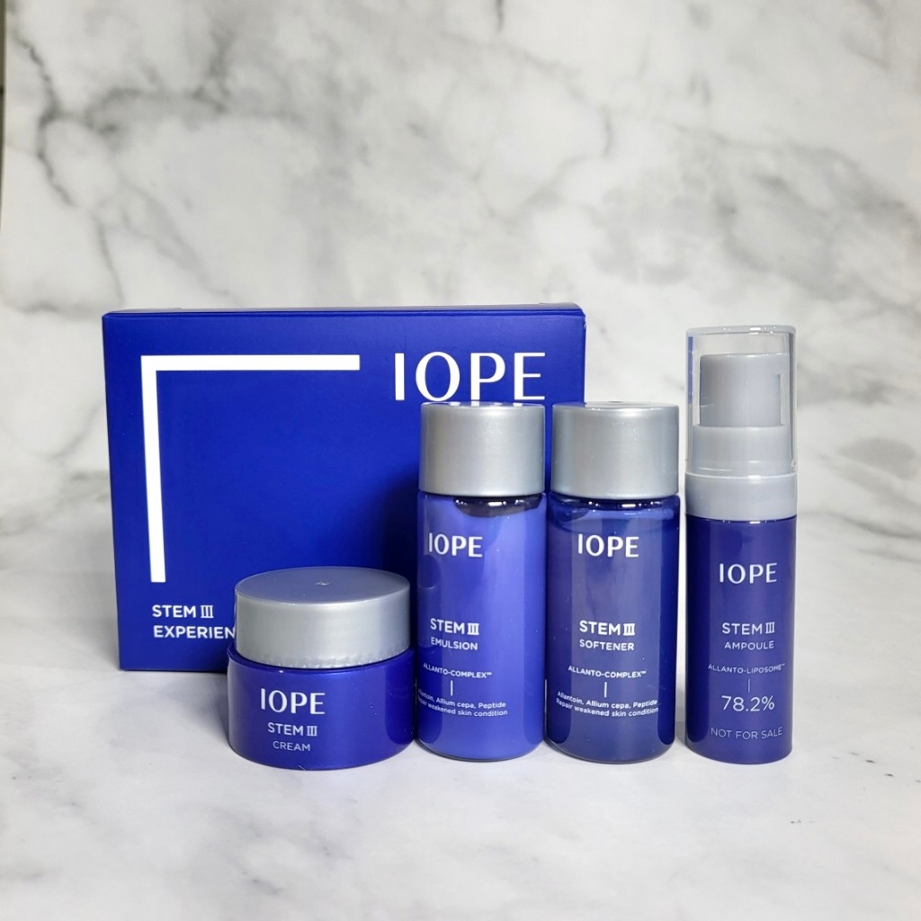 iope stem iii skin care set kit Toner, Lotion, ample, cream | Shopee Brasil