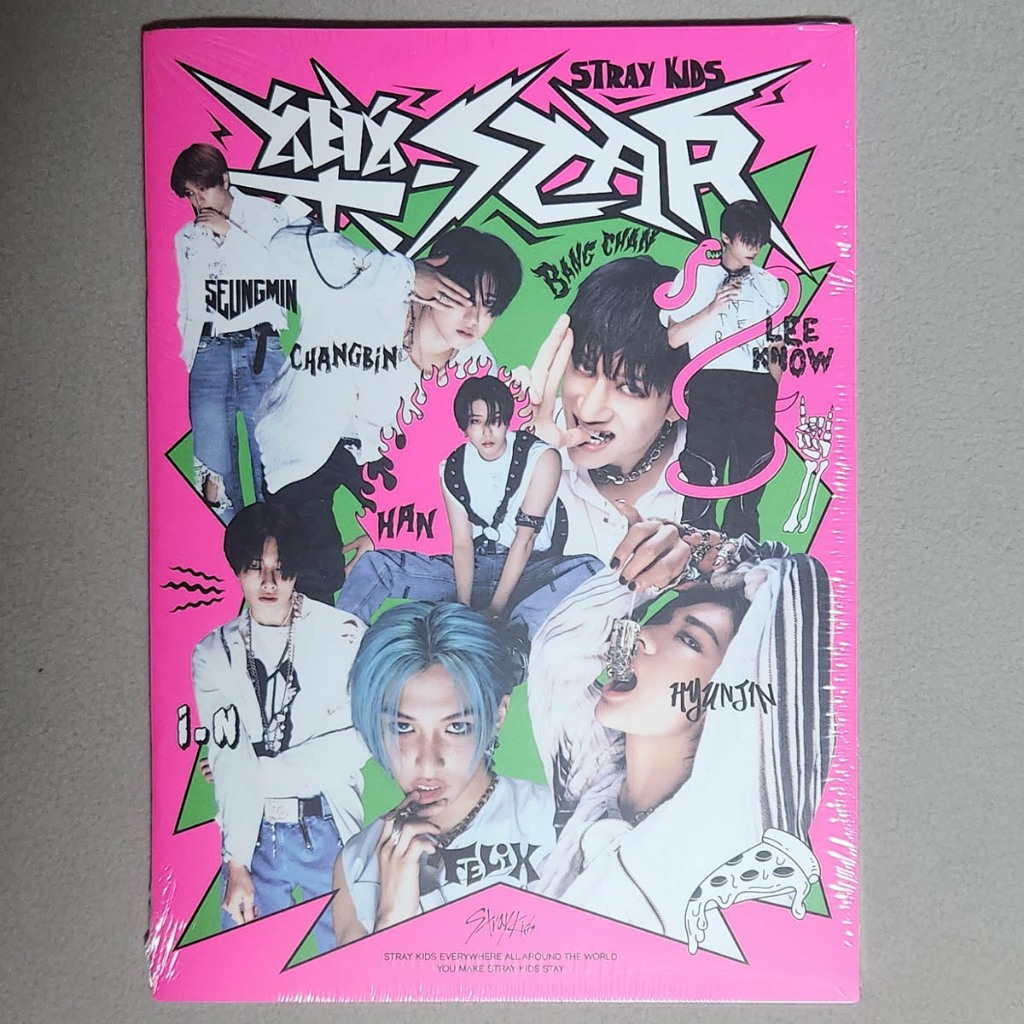 [Stray Kids Mini Álbum Rock Star Headliner Versão | Shopee Brasil