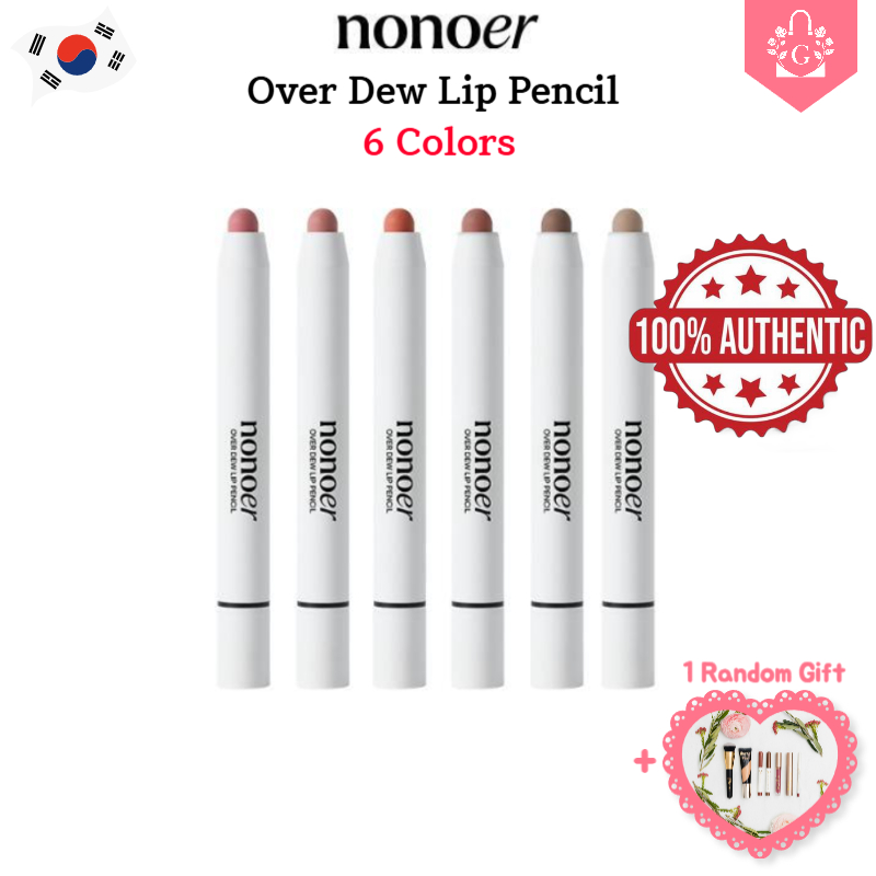 [NONOER] Lápis Labial Over Dew 6 Cores | Shopee Brasil