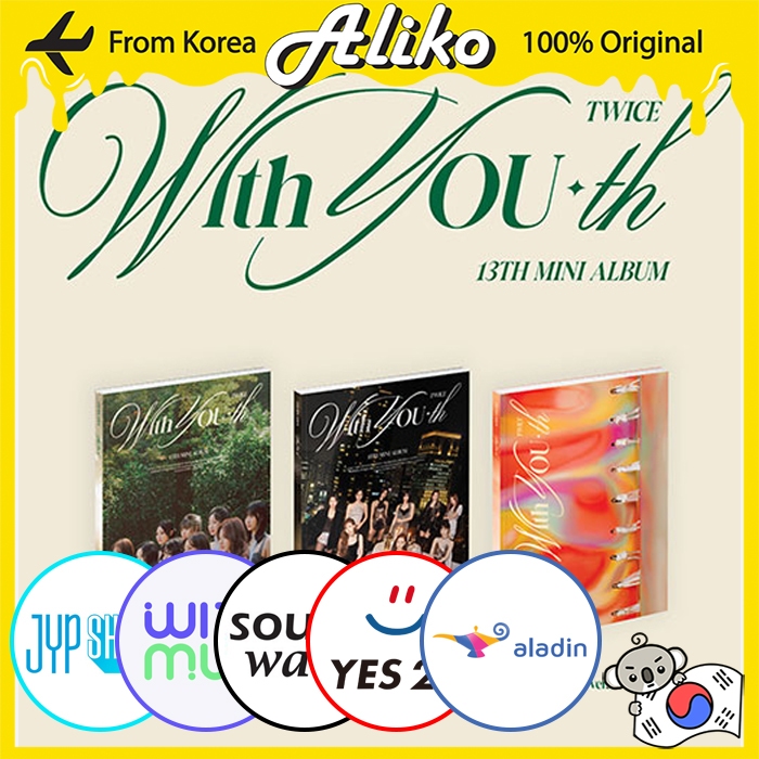 [POB] TWICE 13th Mini Album - With YOU-th | Shopee Brasil