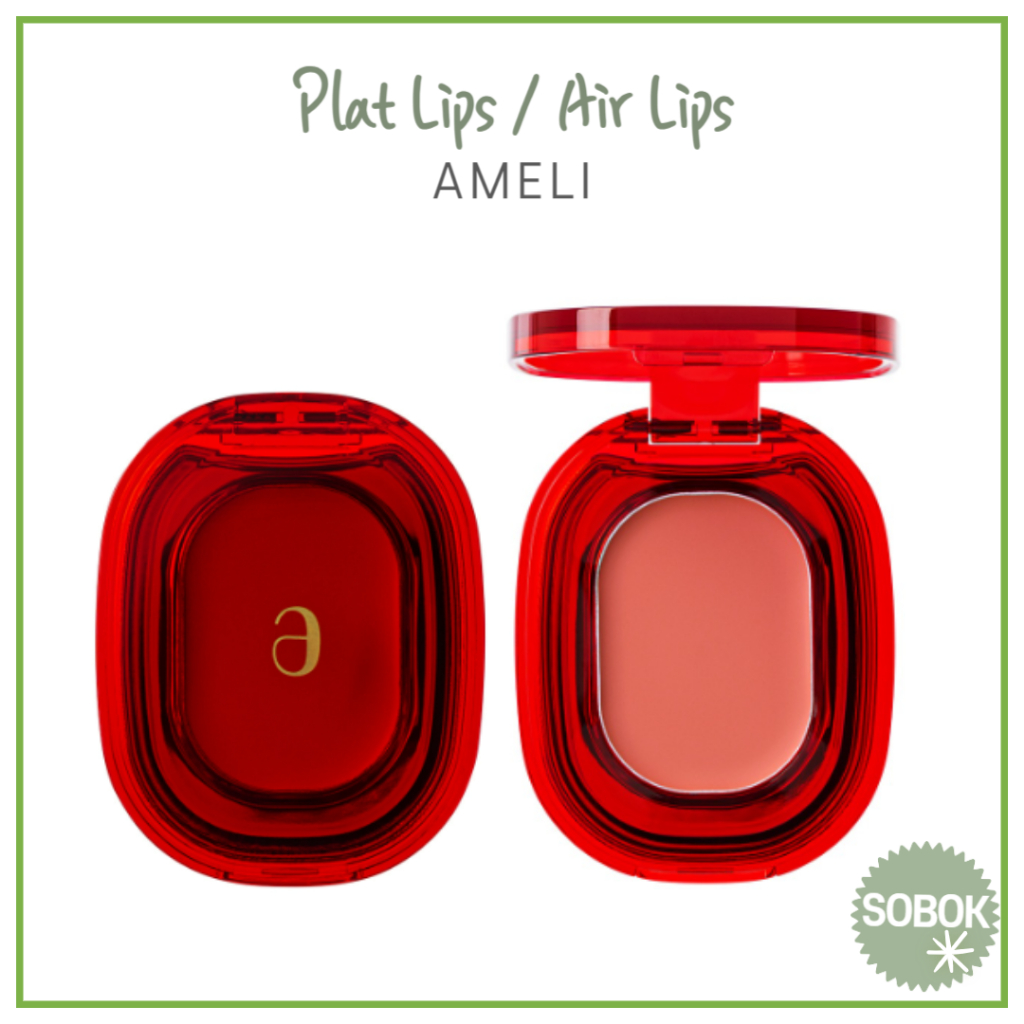 [AMELI] Plat Lips & Air Lips Lábios E De Ar Plat 16 Cores 1,2g De ...