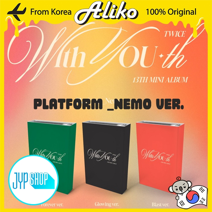 [POB] TWICE 13th Mini Album - With YOU-th (Platform_Nemo Ver.) | Shopee Brasil